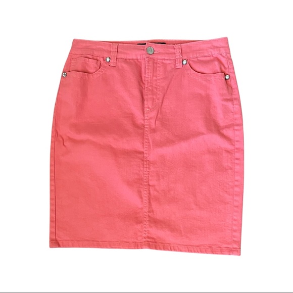 Nine West | Skirts | Vintage Y2k Pink Skirt With Rhinestones | Poshmark